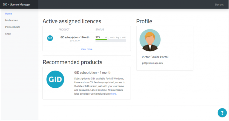 Subscription - GiD SIMULATION