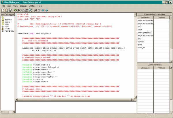 RamDebugger - GiD SIMULATION