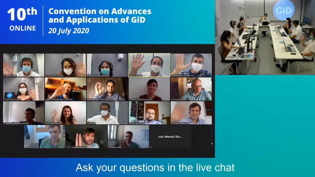 10th GiD convention has been successfully adapted to the online format ...